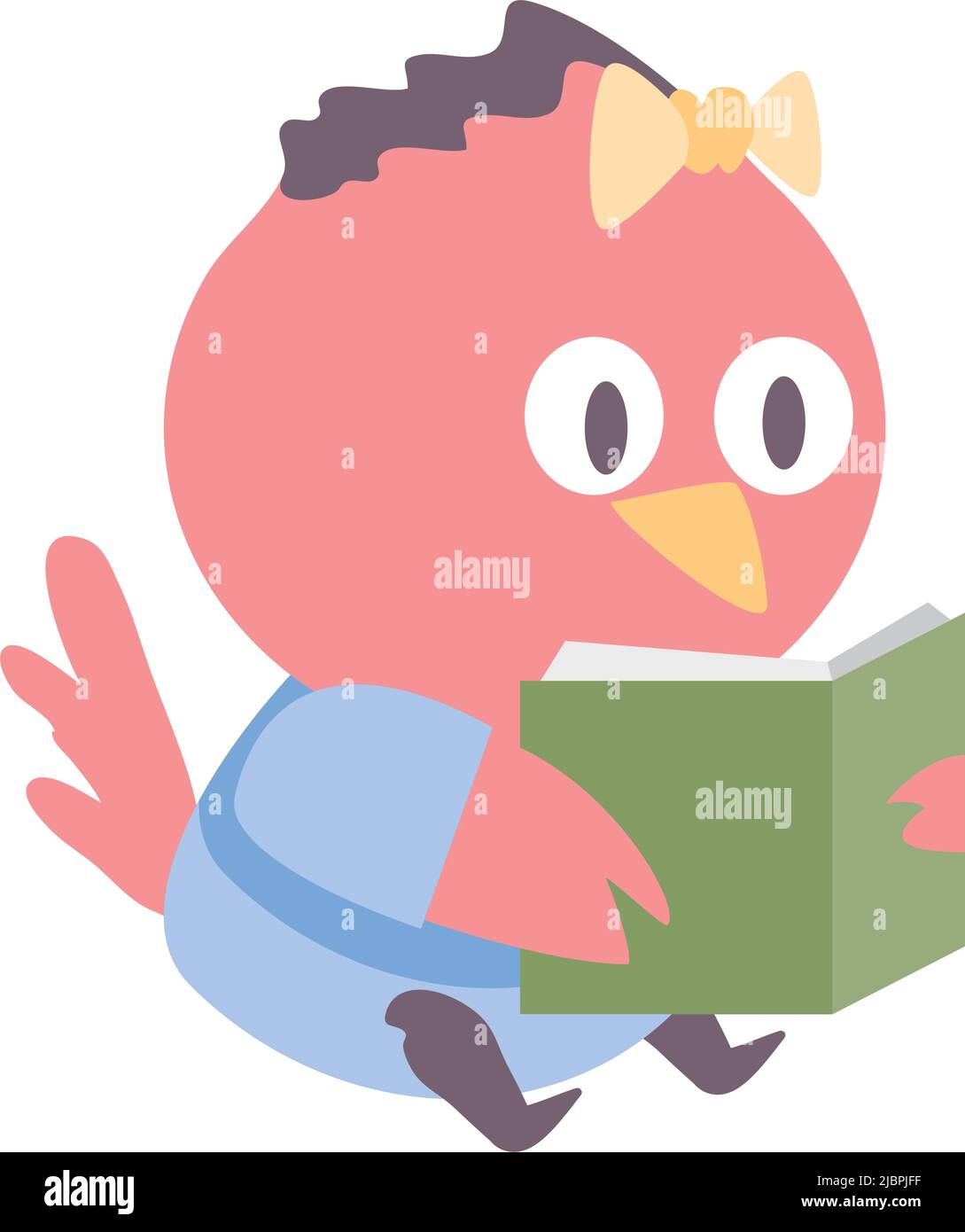 bird reading a book Stock Vector Image & Art - Alamy