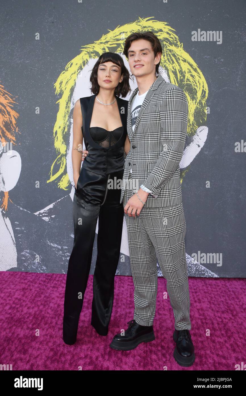 Los Angeles, Ca. 7th June, 2022. Sydney Chandler and Louis Partridge at ...