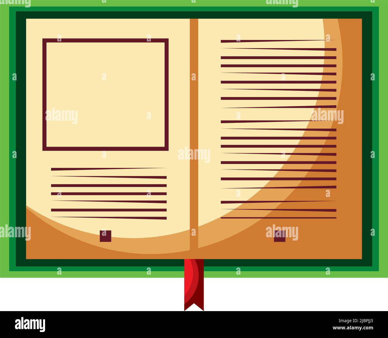 open book page Stock Vector Image & Art - Alamy