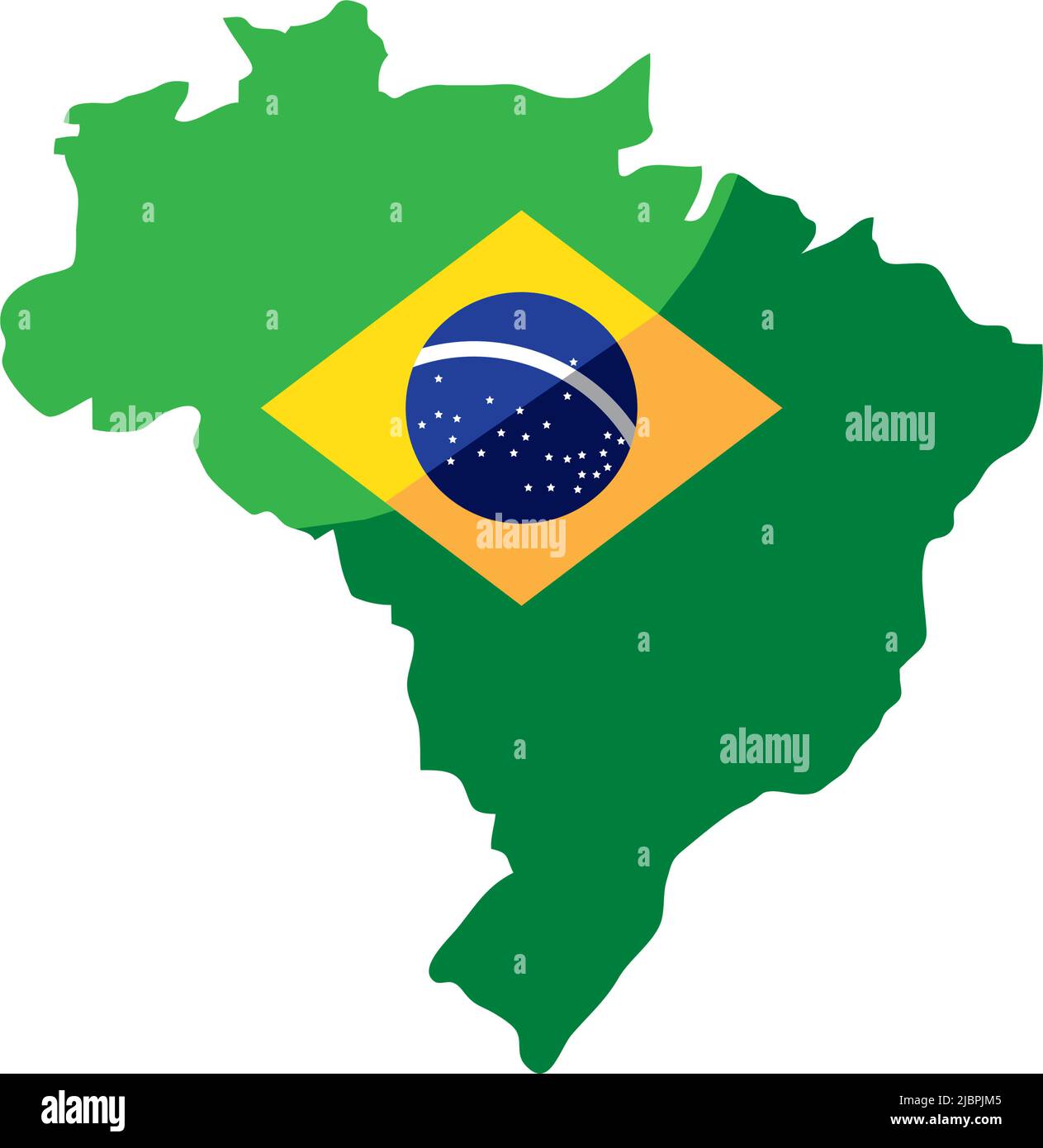 brazil map and flag Stock Vector Image & Art - Alamy