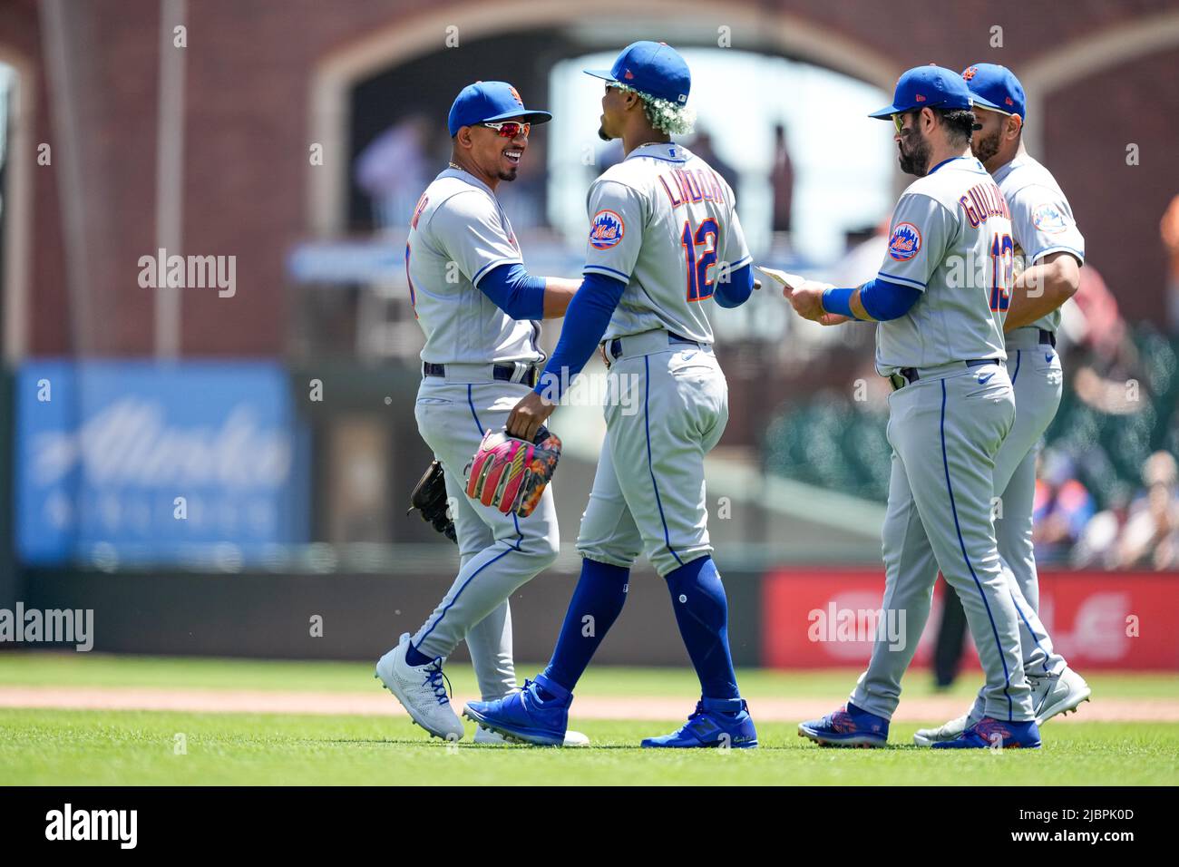 New York Mets Infielder Eduardo Escobar (10), New York Mets Infielder ...