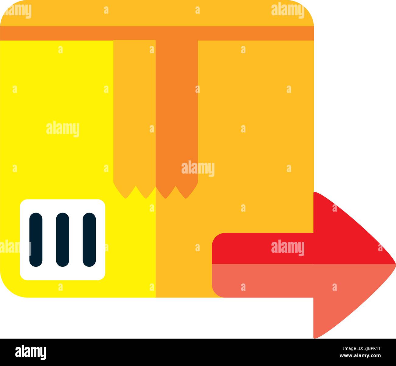 delivery cardboard box Stock Vector Image & Art - Alamy