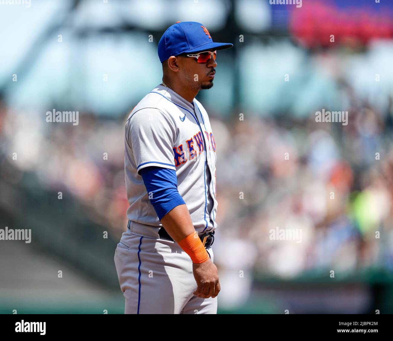 New York Mets Infielder Eduardo Escobar (10) during an MLB game between ...