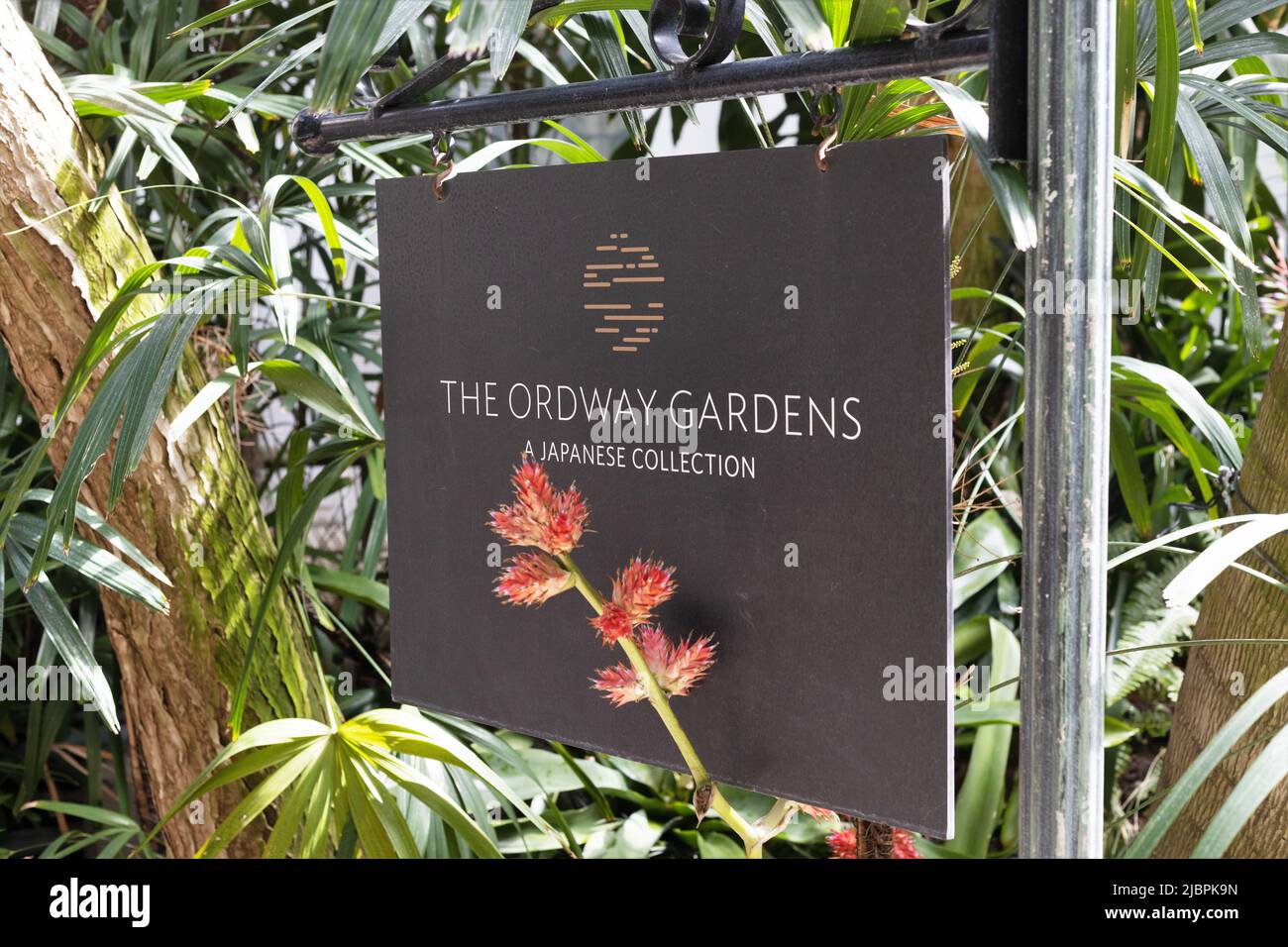 A sign at the entrance to the Ordway Gardens at Como Conservatory in St ...