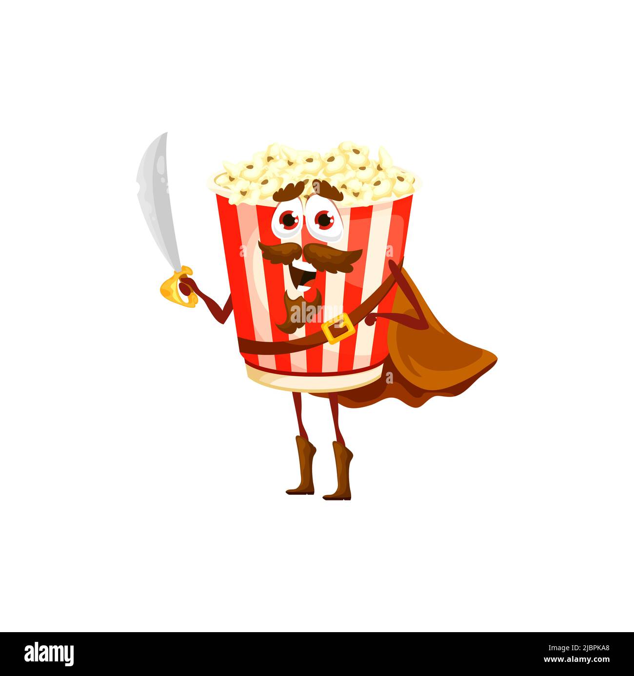 Happy cartoon child pirate holding Stock Vector Images - Alamy