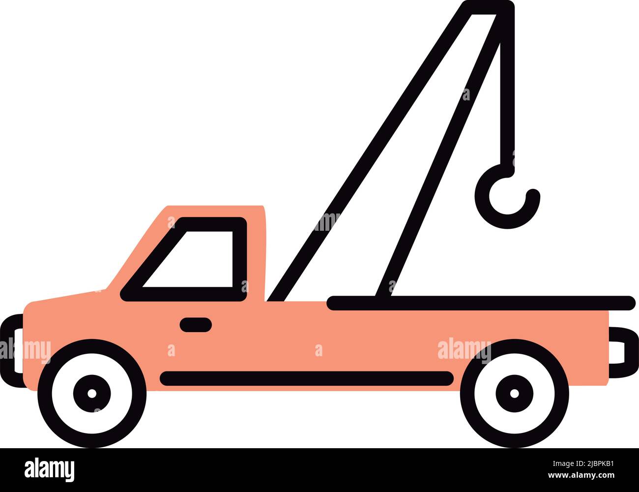 tow truck transport Stock Vector Image & Art - Alamy