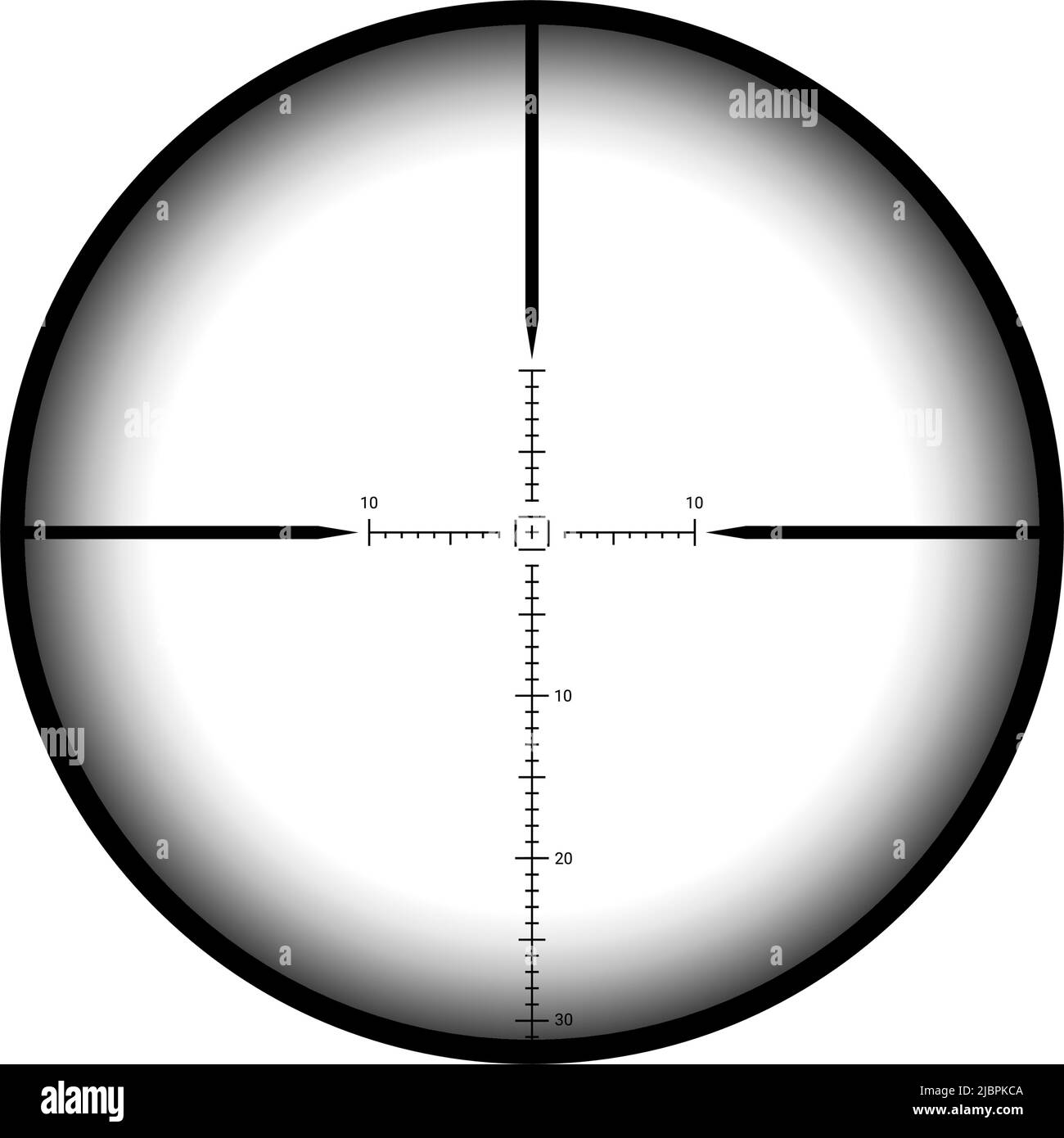 Sniper scope, sight view crosshair of gun rifle target, vector weapon aim. Sniper scope ...
