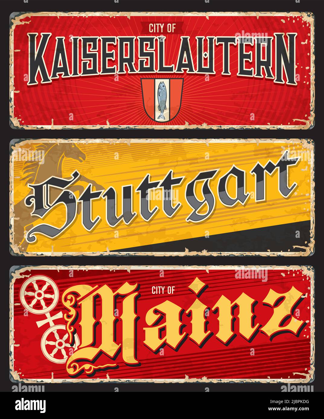 Stuttgart car Stock Vector Images - Alamy