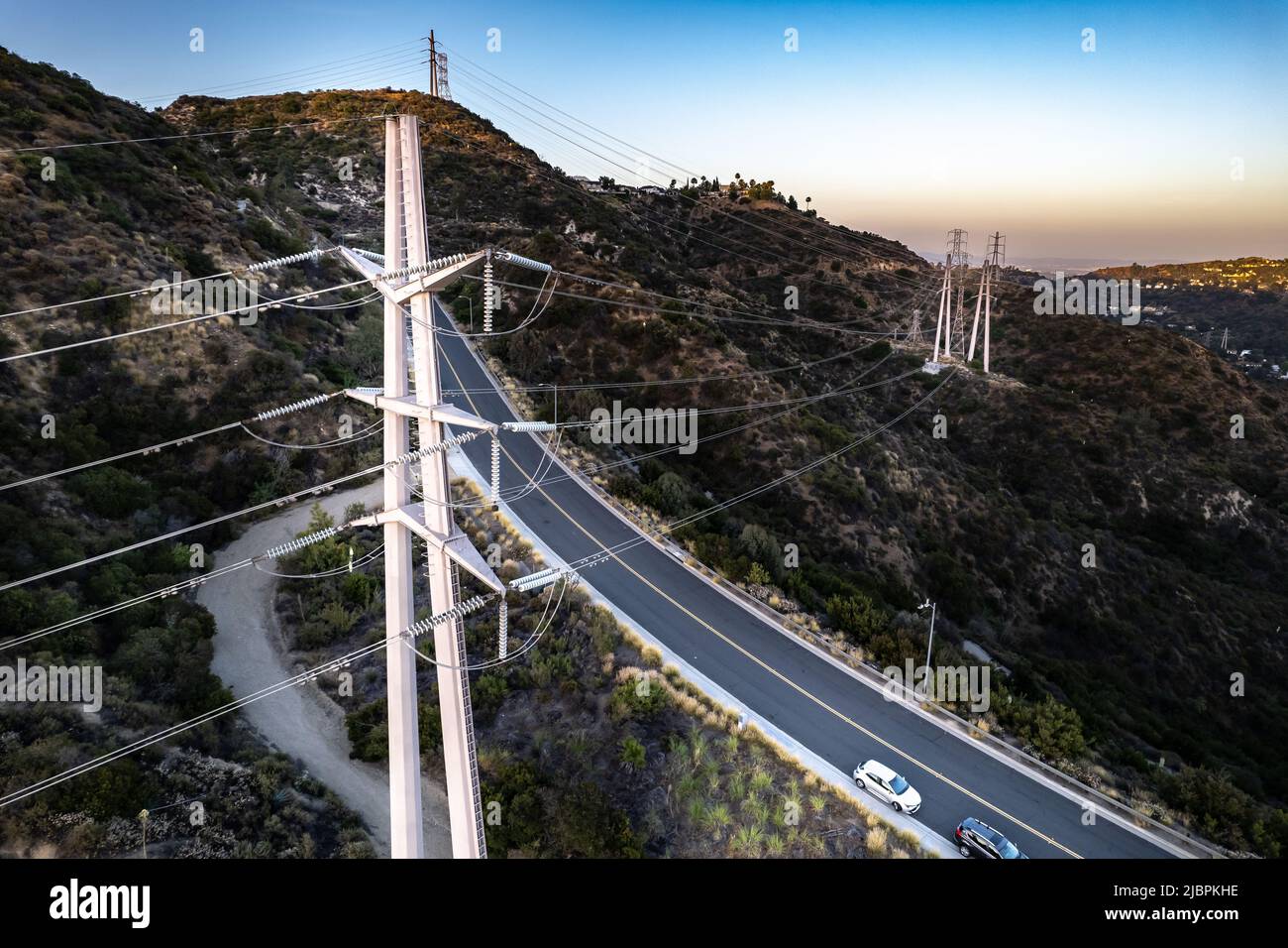 Billboards los angeles freeway hi-res stock photography and images - Alamy