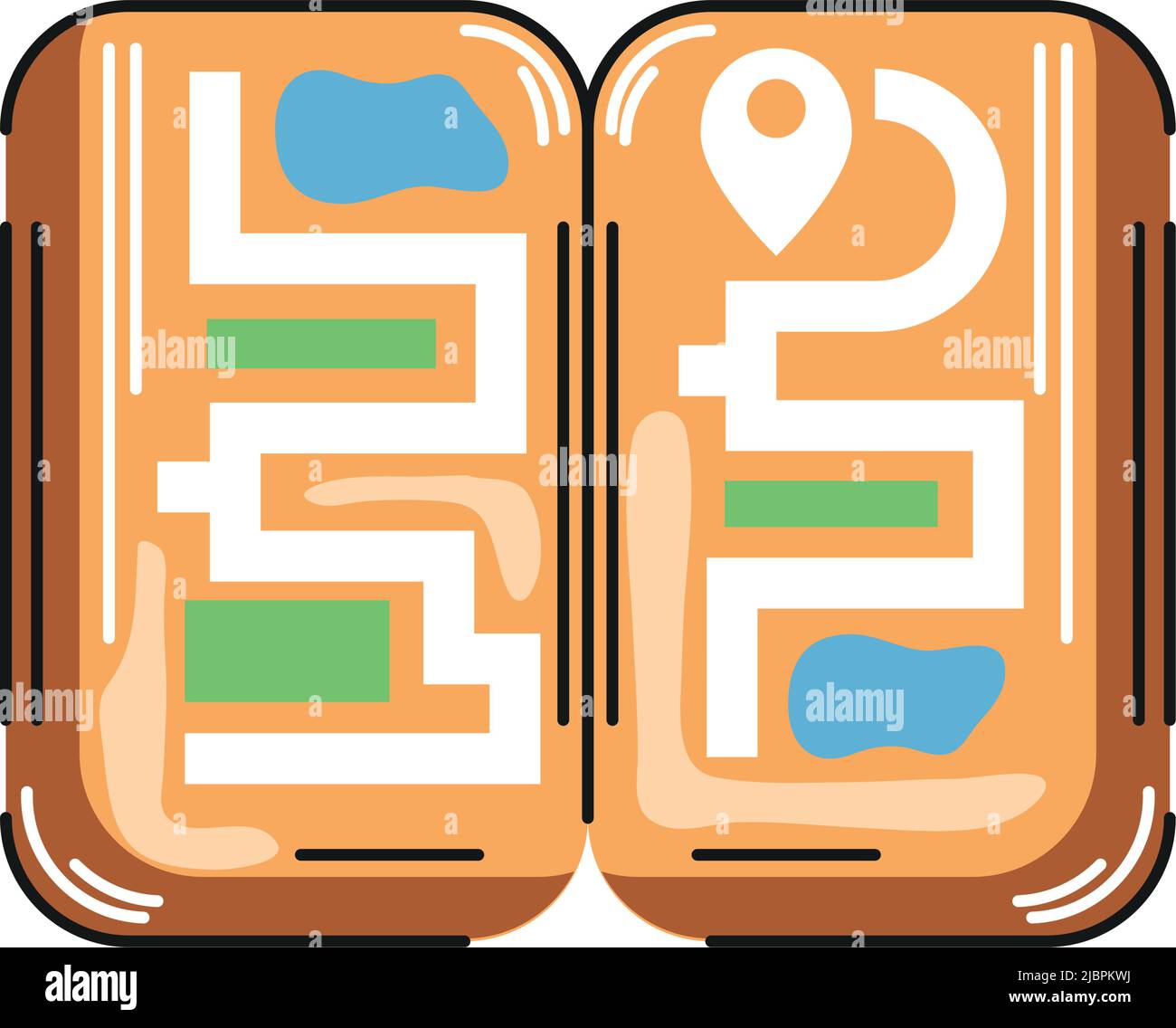 navigation travel map Stock Vector Image & Art - Alamy