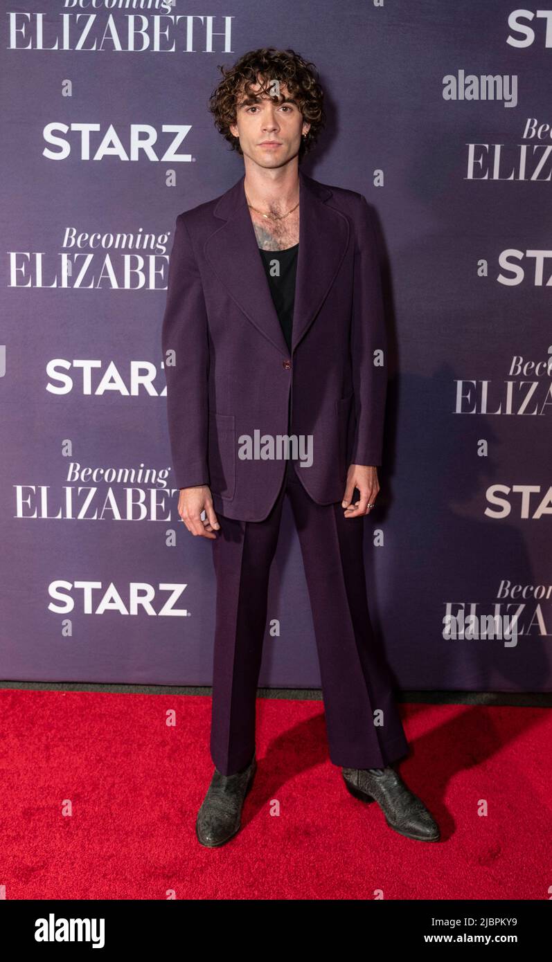 New York, NY - June 7, 2022: Jamie Blackley attends STARZ's "Becoming ...