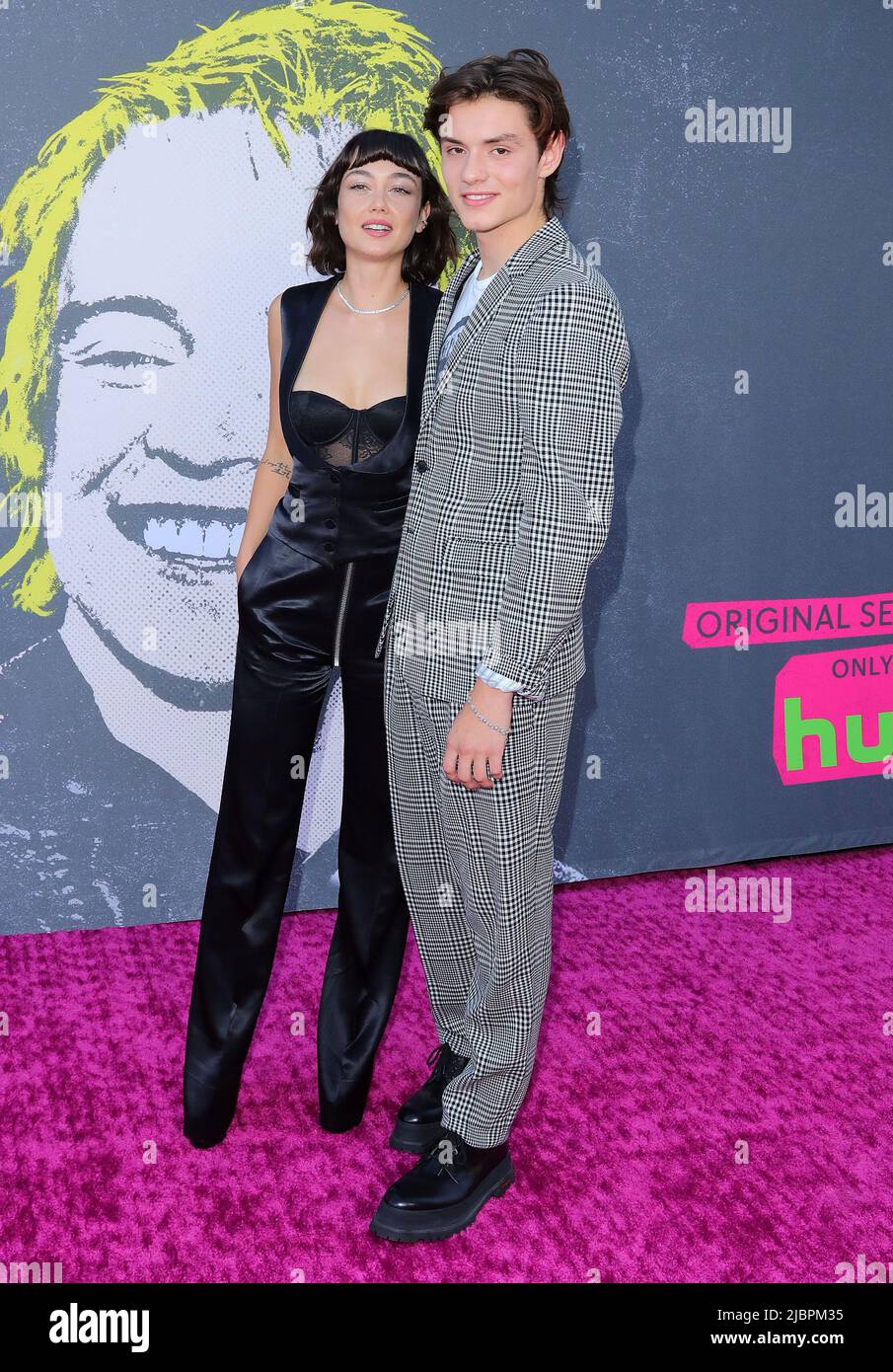 Hollywood, CA, US, June 7, 2022, Louis Partridge, Sydney Chandler ...