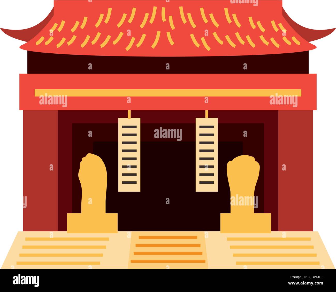 Chinese entrance gate Cut Out Stock Images & Pictures - Alamy