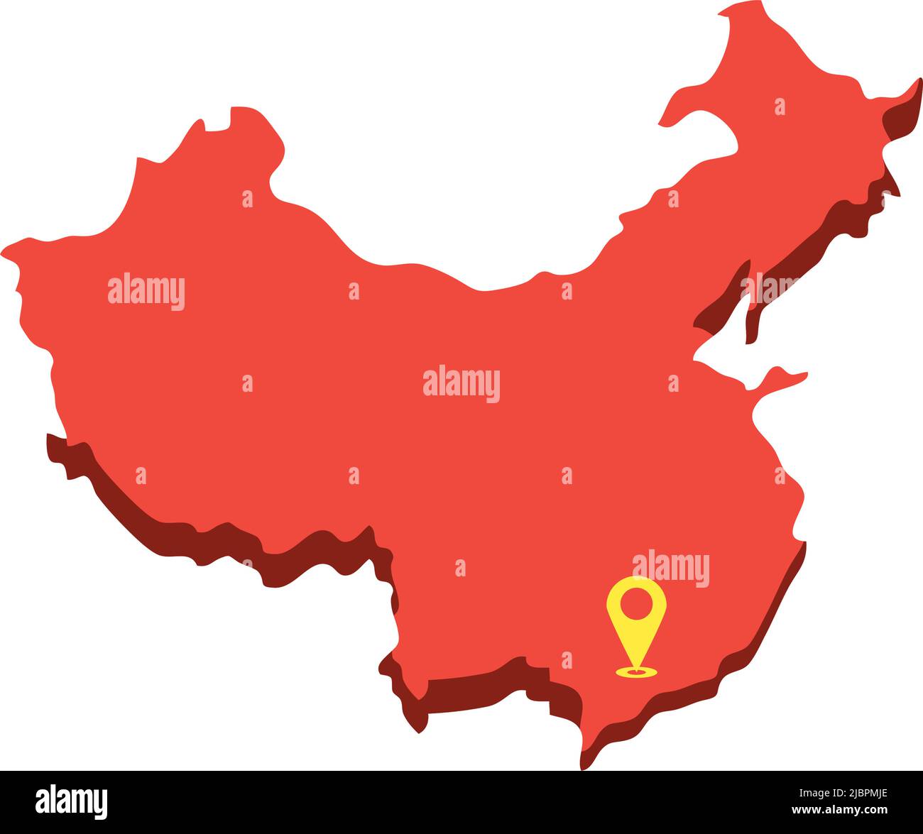 map of china location guangzhou Stock Vector Image & Art - Alamy