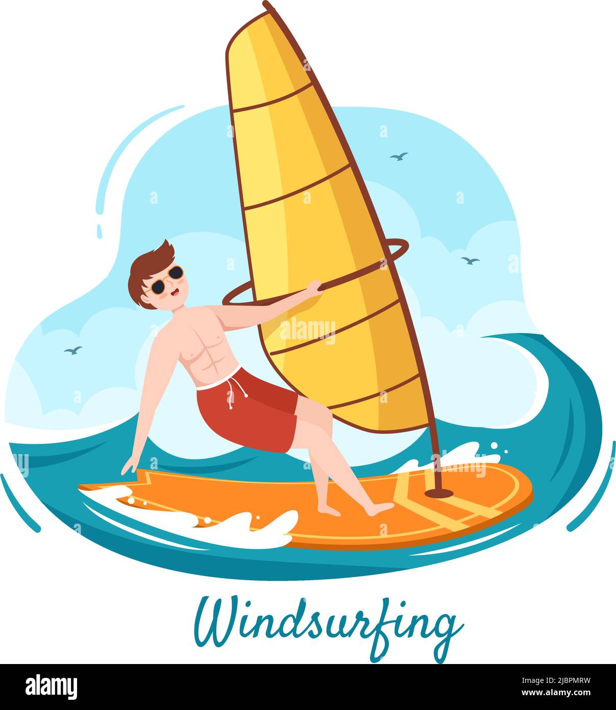 Rushing water waves Stock Vector Images - Alamy