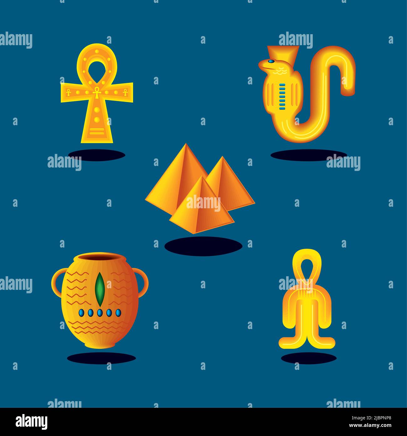 icons collection egypt Stock Vector Image & Art - Alamy