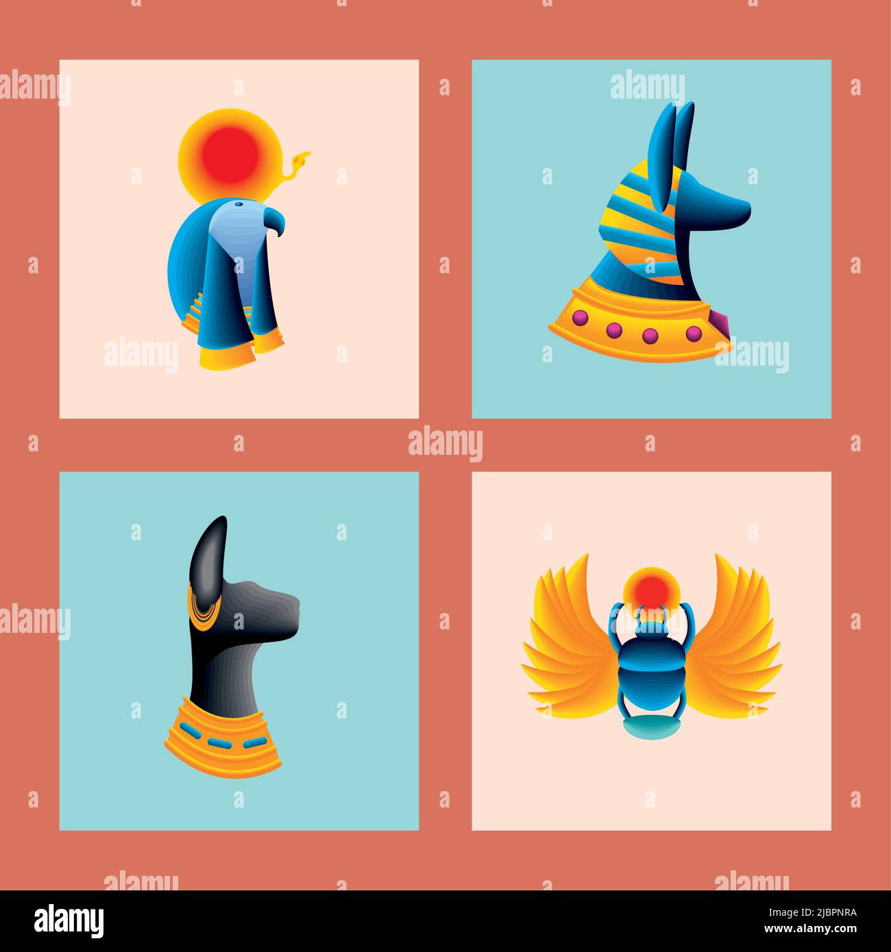 set of egypt Stock Vector Image & Art - Alamy