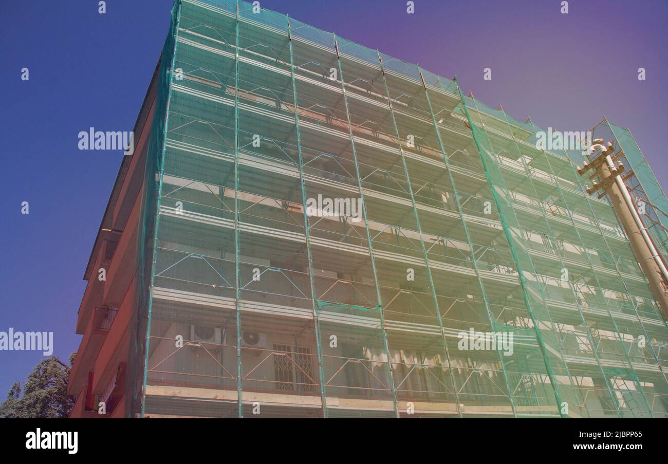 Shot of a Building under construction concept of engineering Stock ...