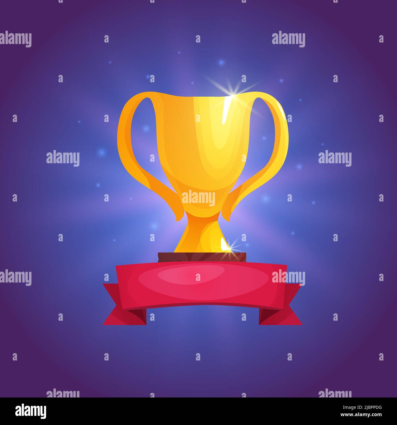 Champion cup, winner trophy. Golden prize. Achievement icon for 2d game ...