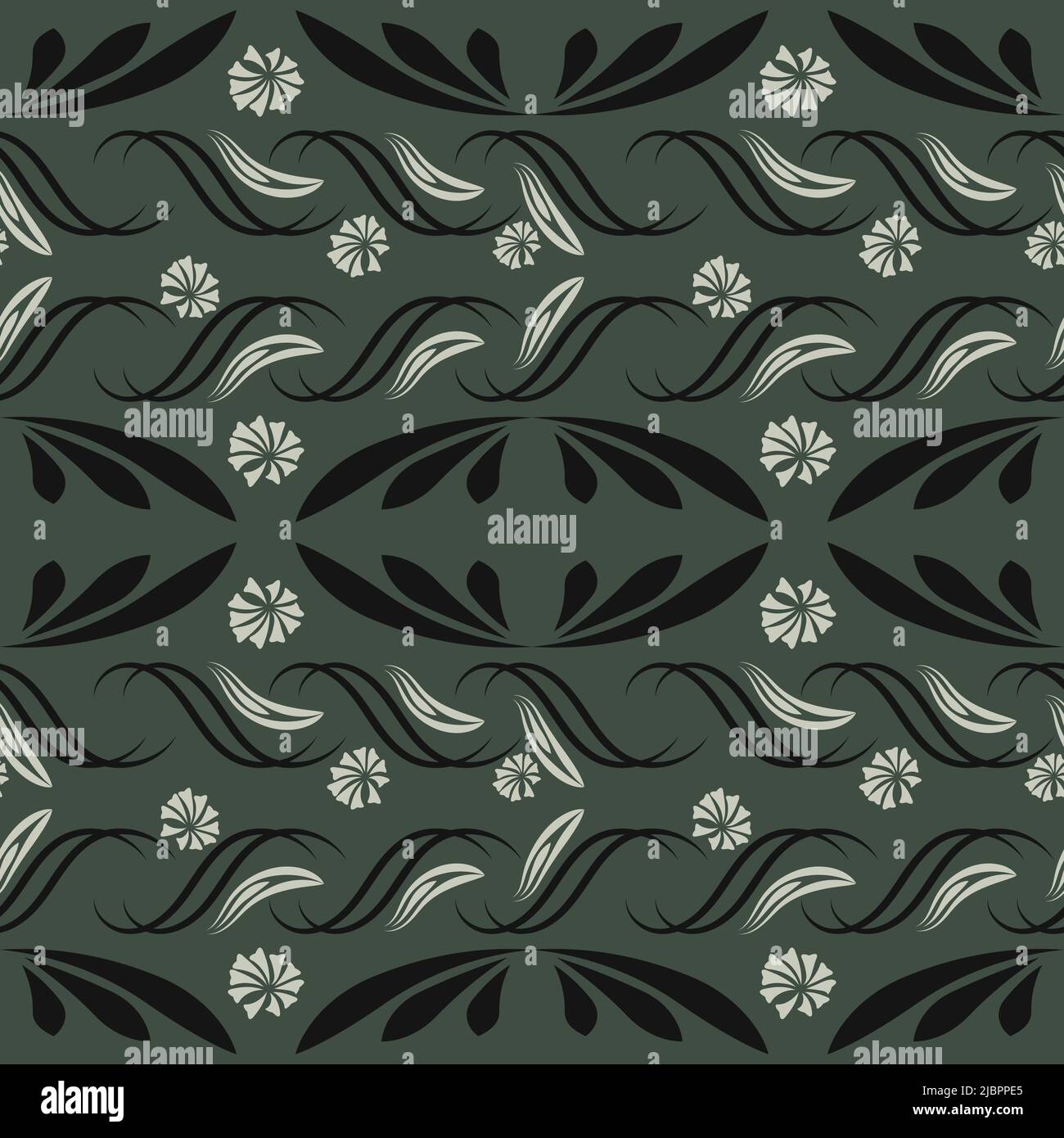 Folk flowers print Floral pattern Ethnic art Stock Vector Image & Art ...