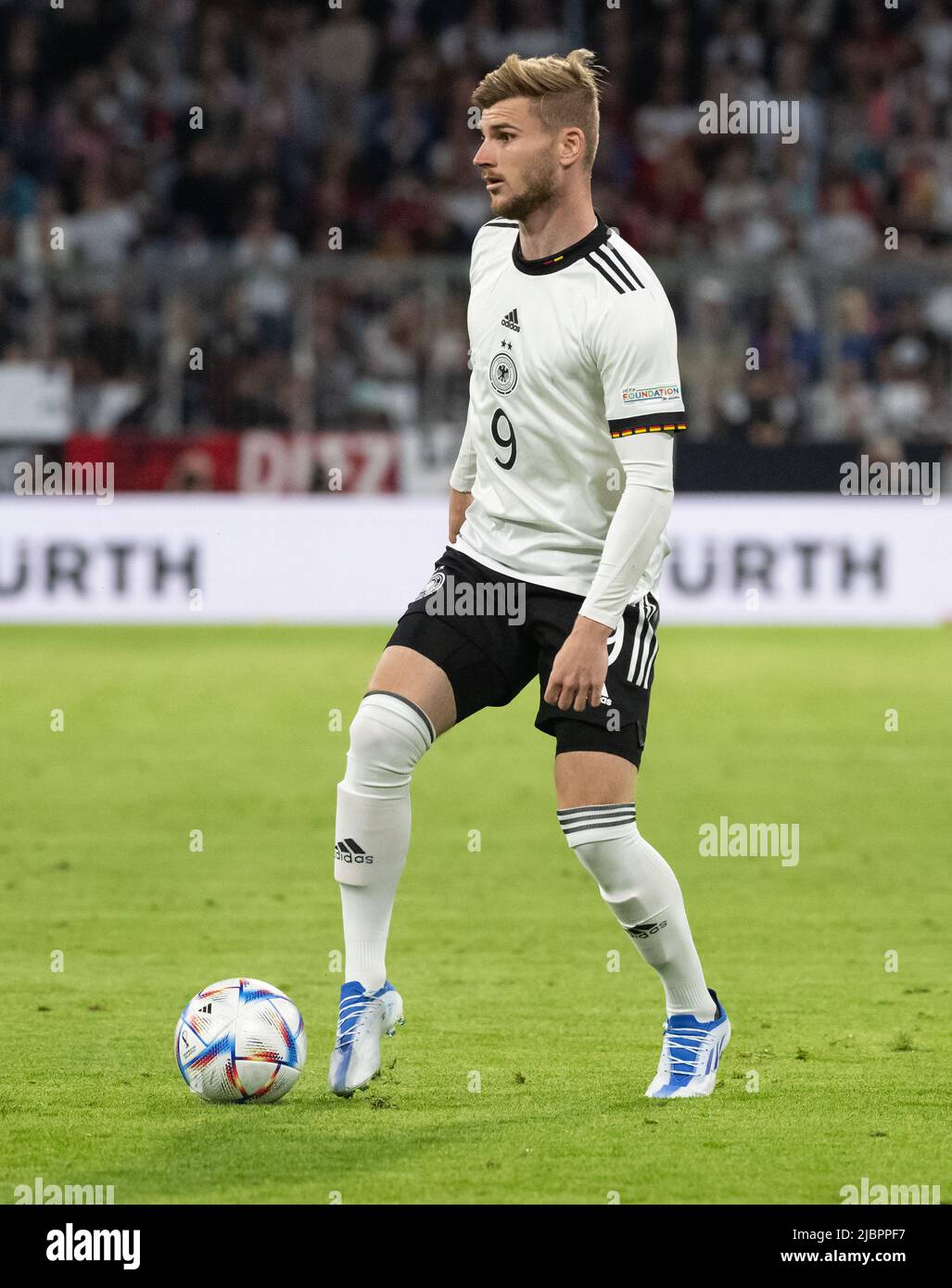 Munich, Germany. 07th June, 2022. Soccer: Nations League A, Germany ...