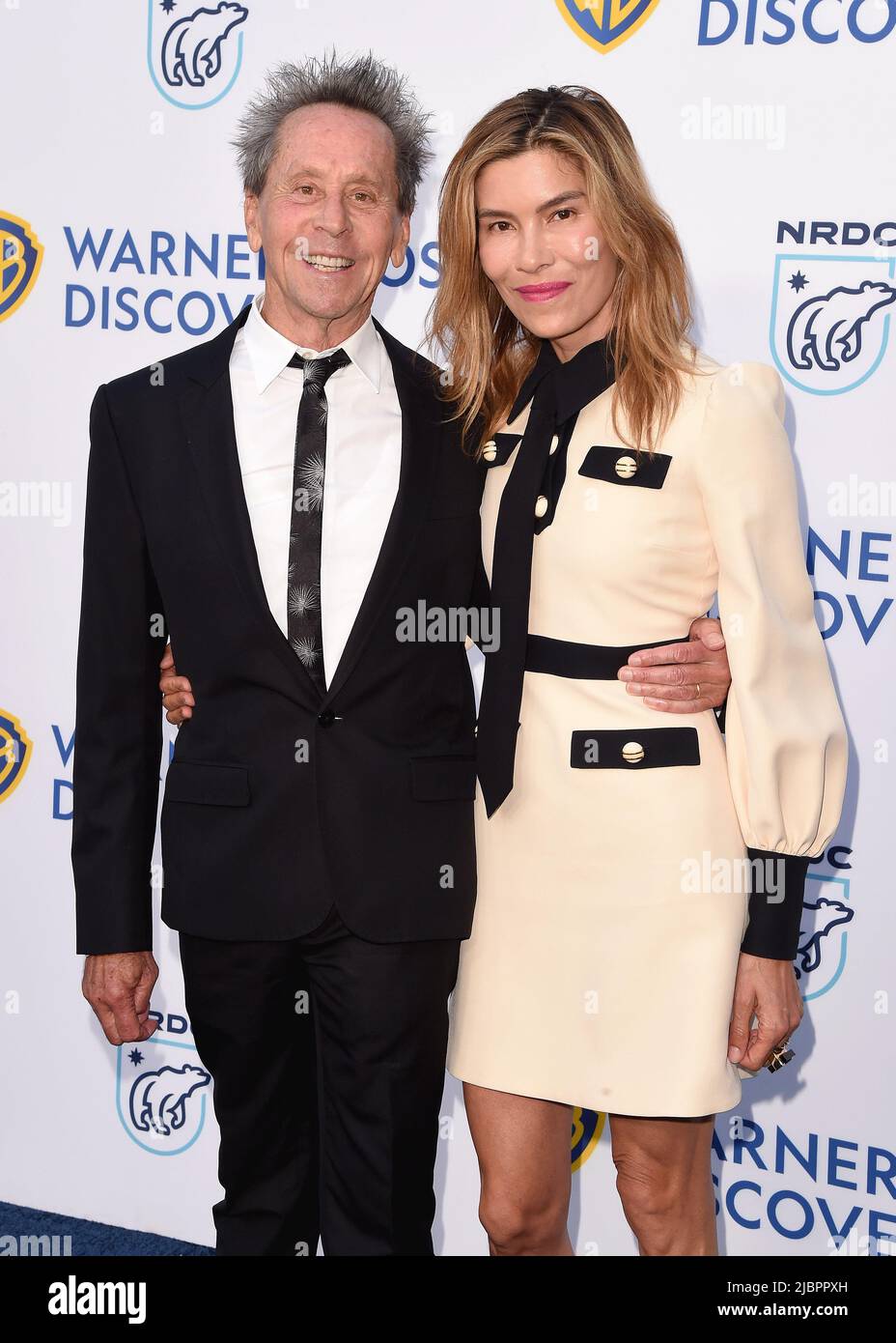 Brian Grazer and Veronica Smiley walking on the red carpet at the NRDC ...