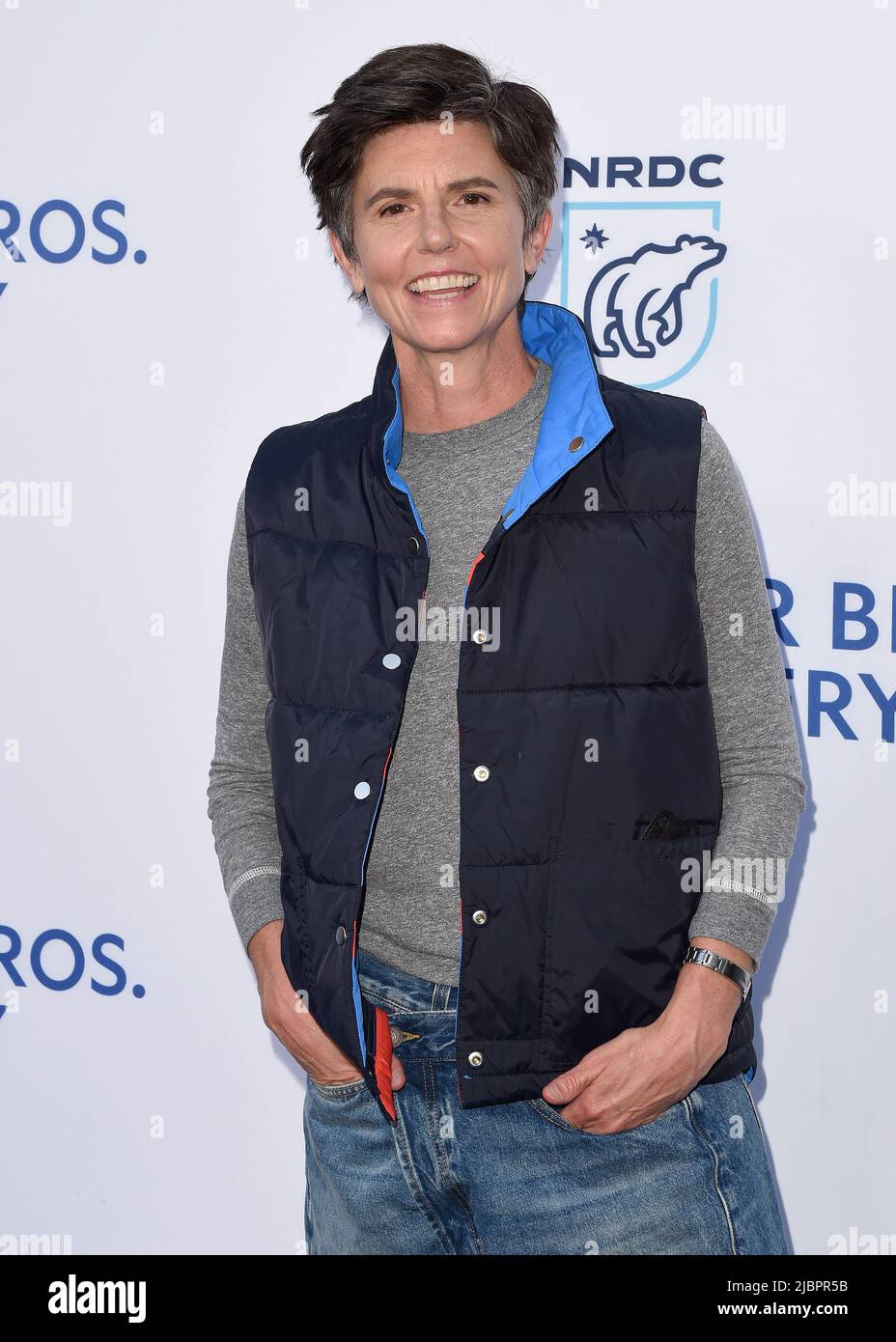 Tig Notaro walking on the red carpet at the NRDC night of Comedy at ...