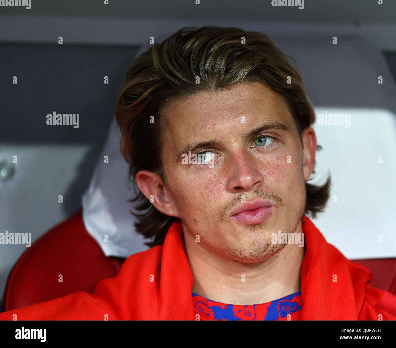 Munich, Germany, 7th June 2022. Conor Gallagher of England during the ...