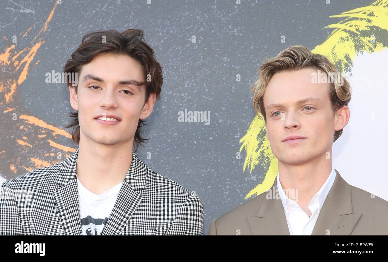7 June 2022 - Hollywood, California - Louis Partridge and Anson Boon ...