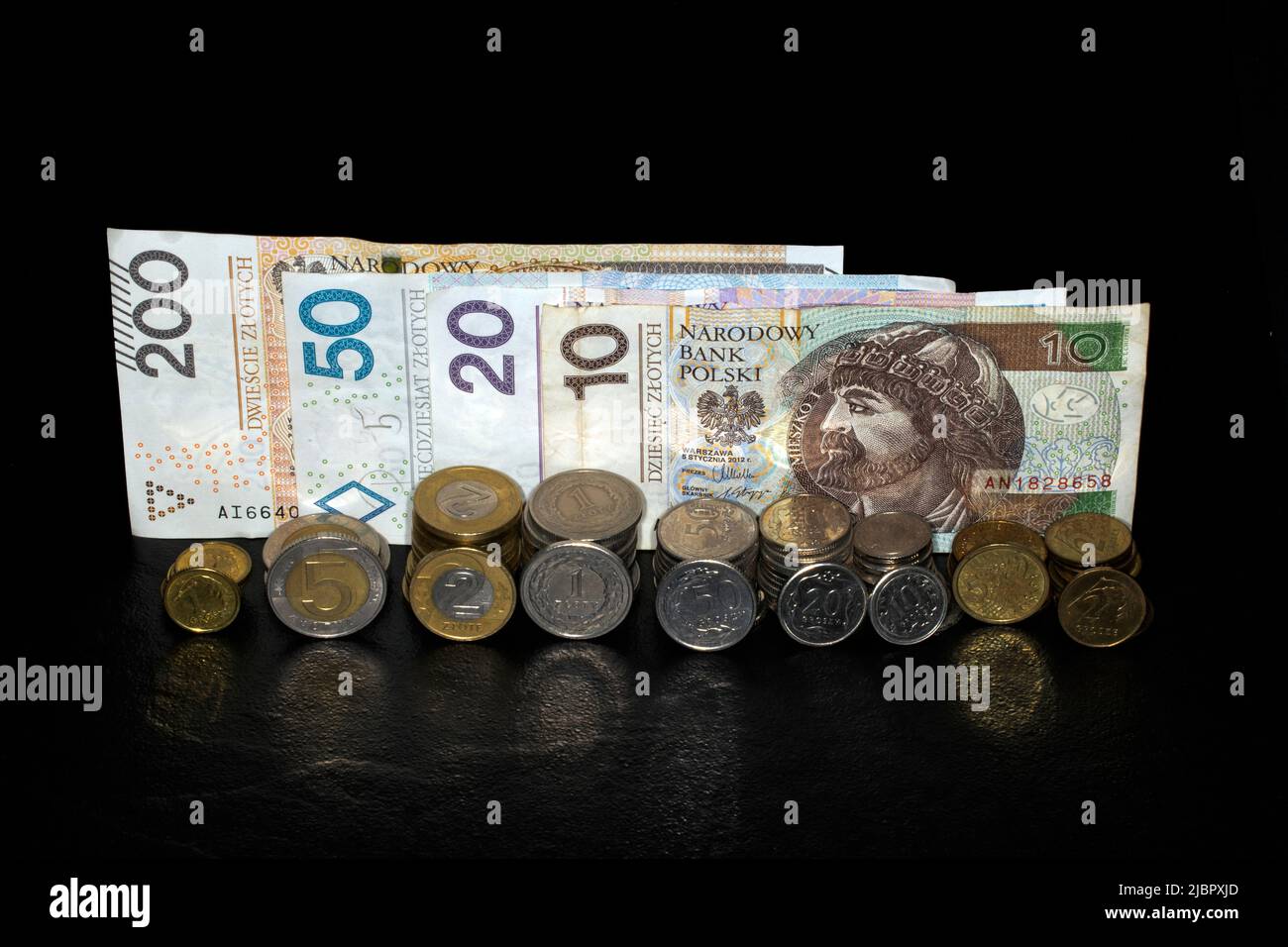 Polish zloty, currency of Poland Stock Photo - Alamy