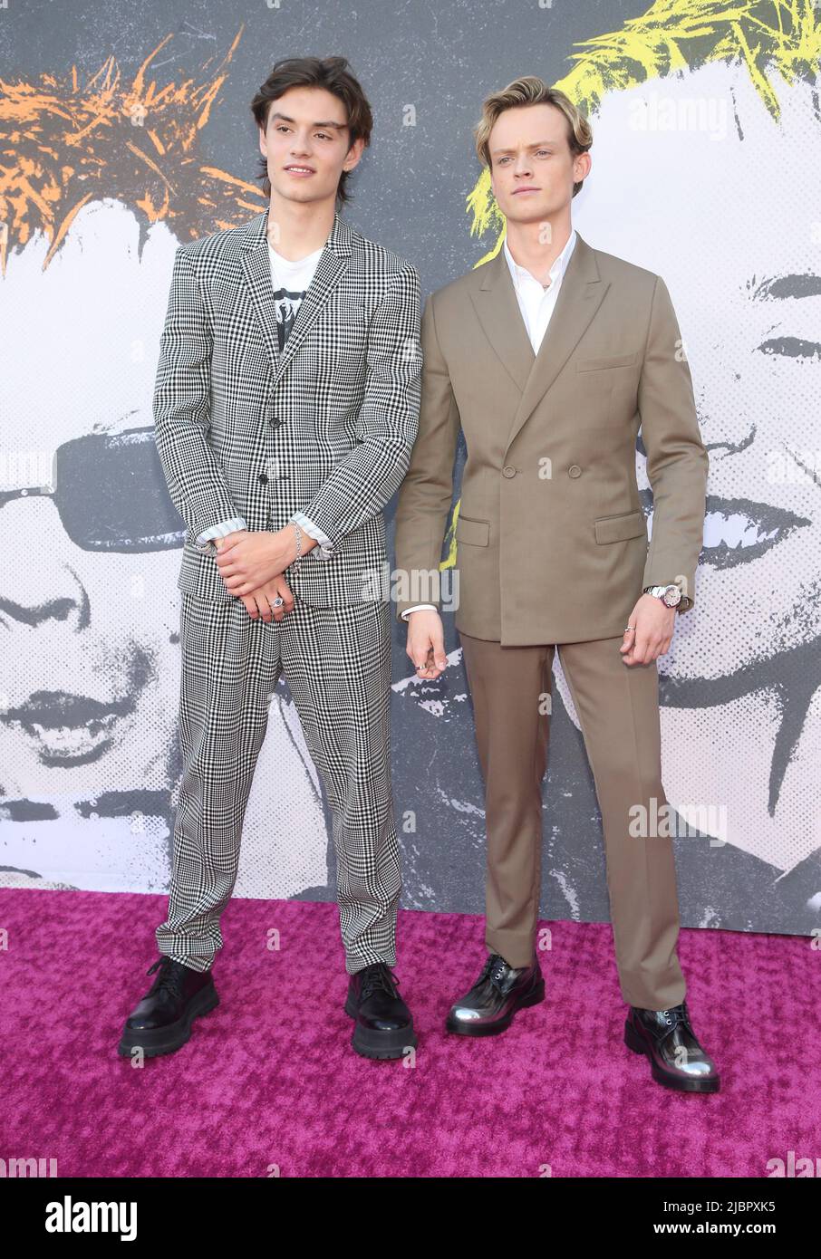 7 June 2022 - Hollywood, California - Louis Partridge and Anson Boon, FX's 'Pistol' FYC Event ...