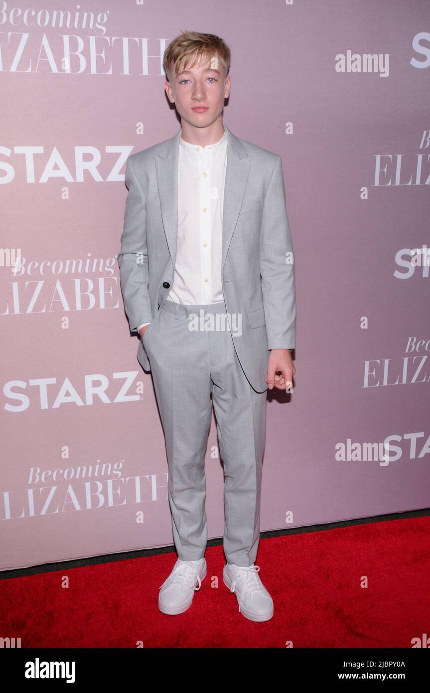 Oliver Zetterstrom attends the 'Becoming Elizabeth' Premiere held at ...