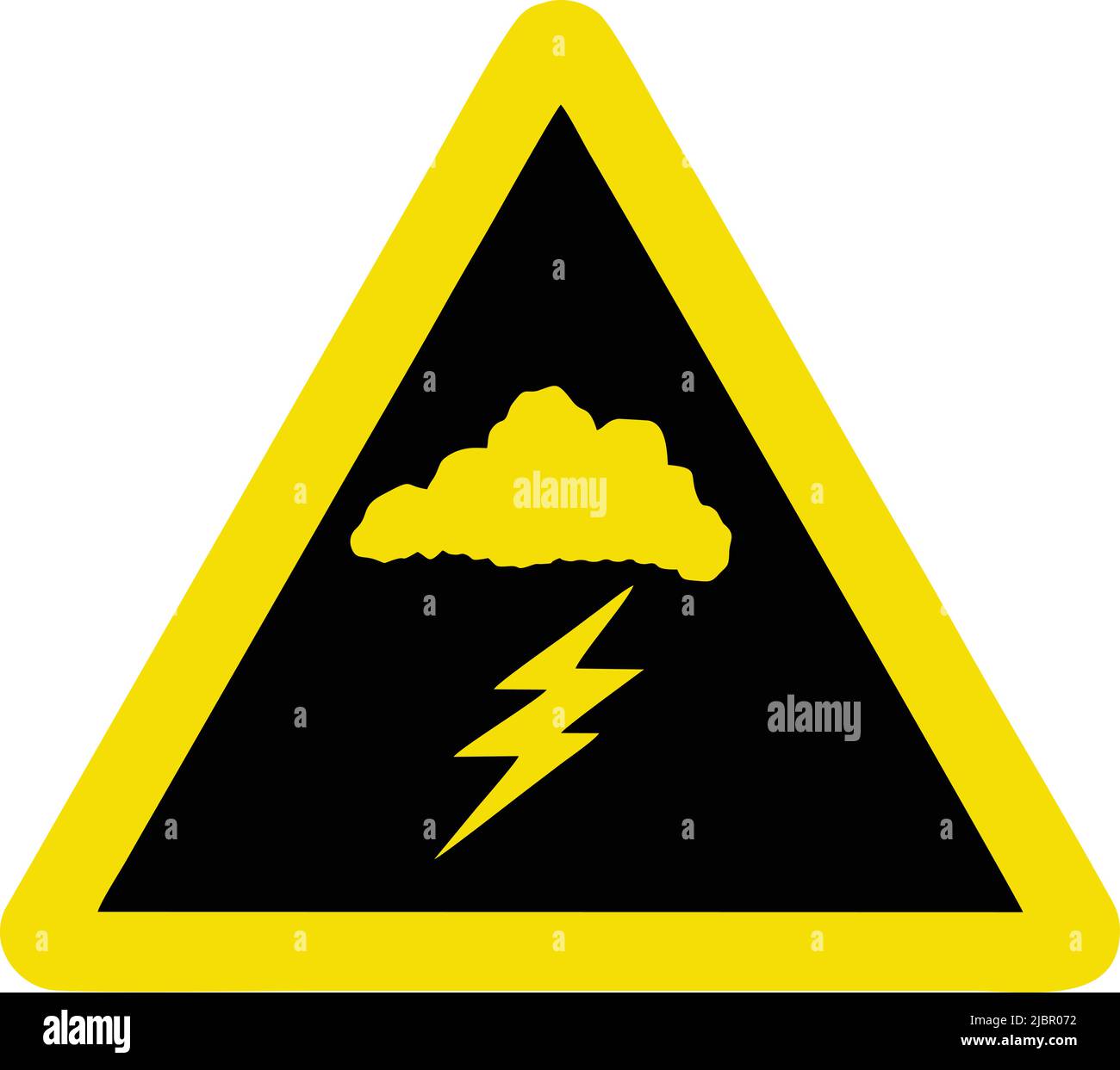 Thunderstorm ahead, Gallery of All Warning Signs, Road signs in China ...