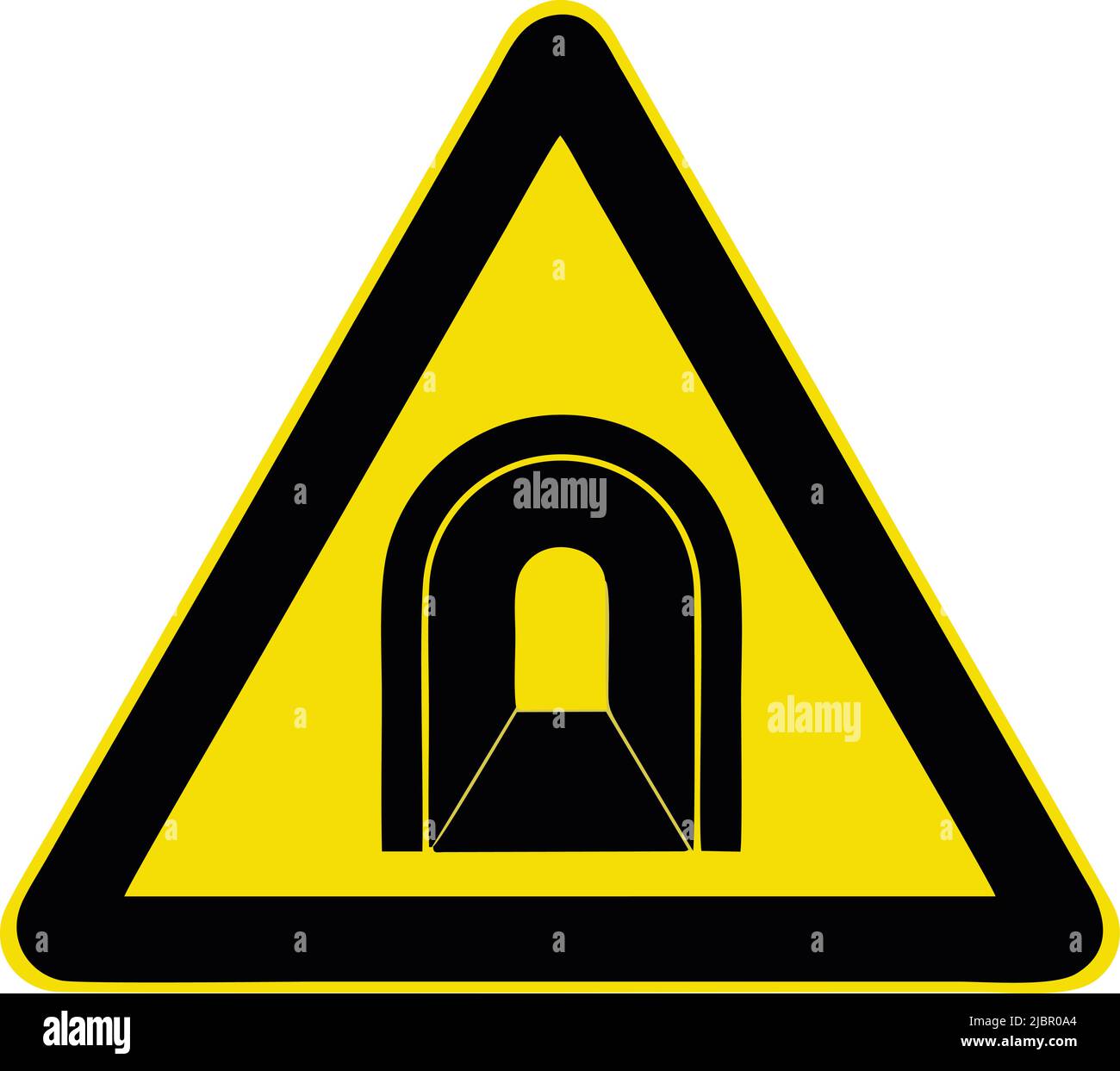 Tunnel ahead, Gallery of All Warning Signs, Road signs in China Stock ...