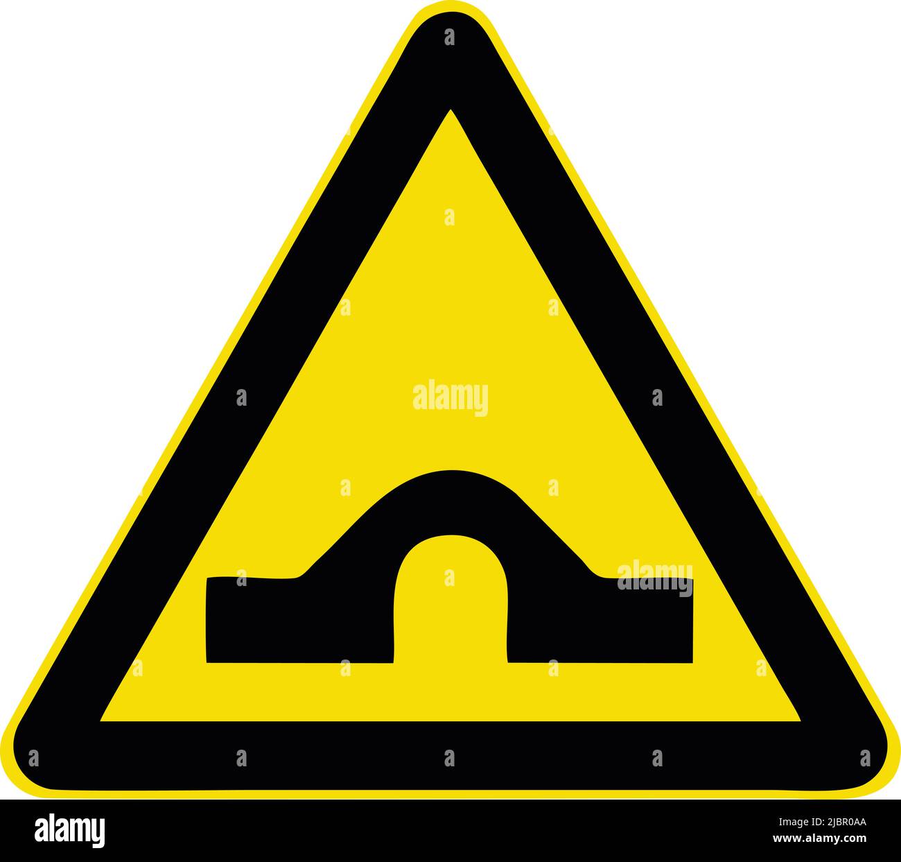 Hump bridge, Gallery of All Warning Signs, Road signs in China Stock ...
