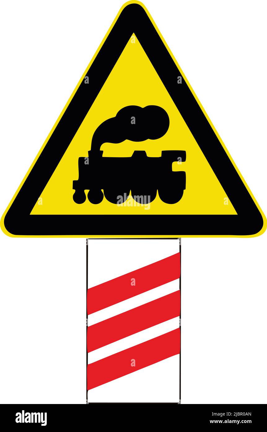 Level crossing ahead (without safety barriers), Slash symbol 3, Gallery ...
