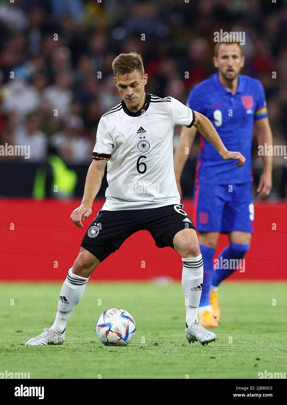 Munich, Germany, 7th June 2022. Joshua Kimmich of Germany during the ...