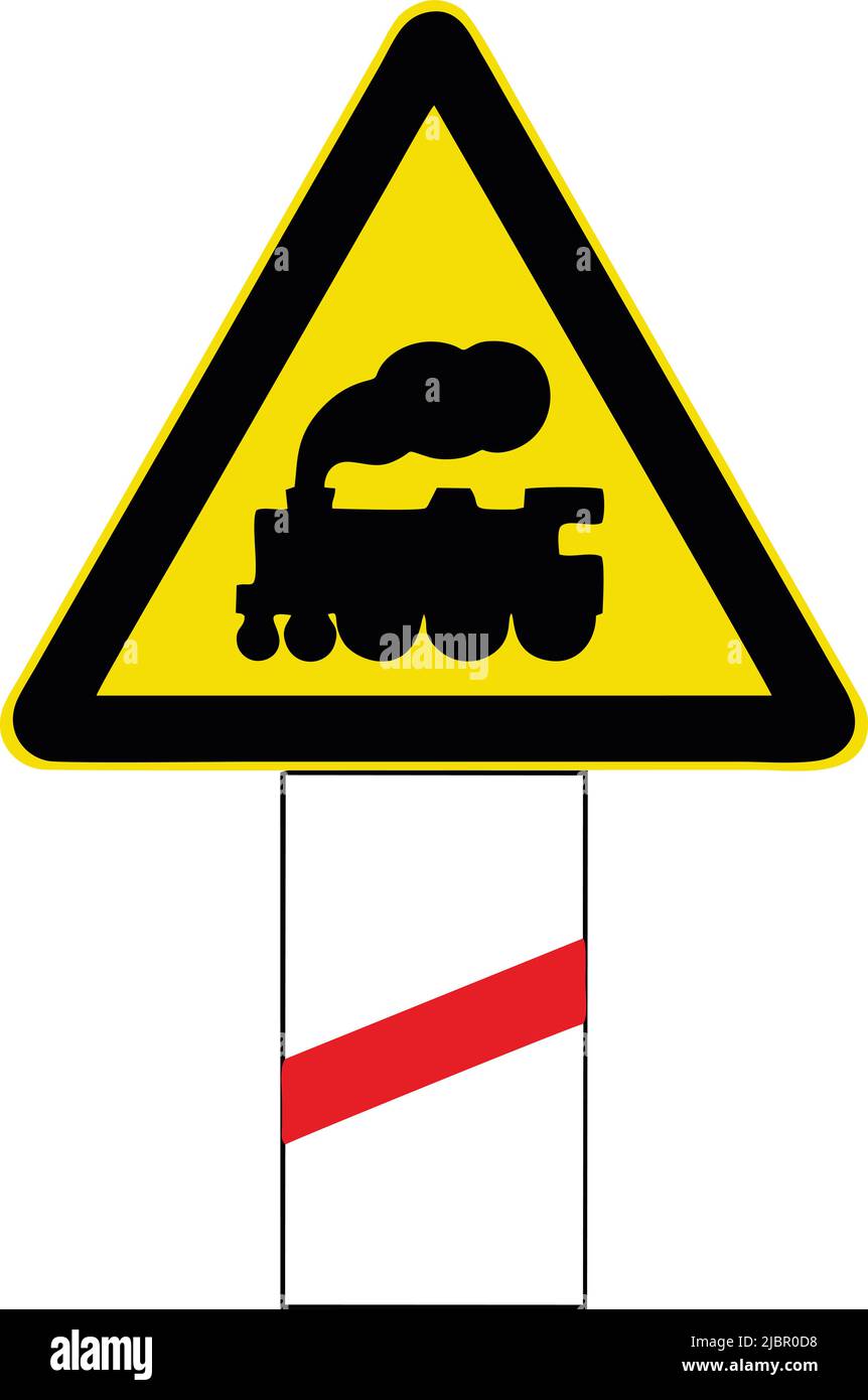 Level crossing ahead (without safety barriers), Slash, Gallery of All ...