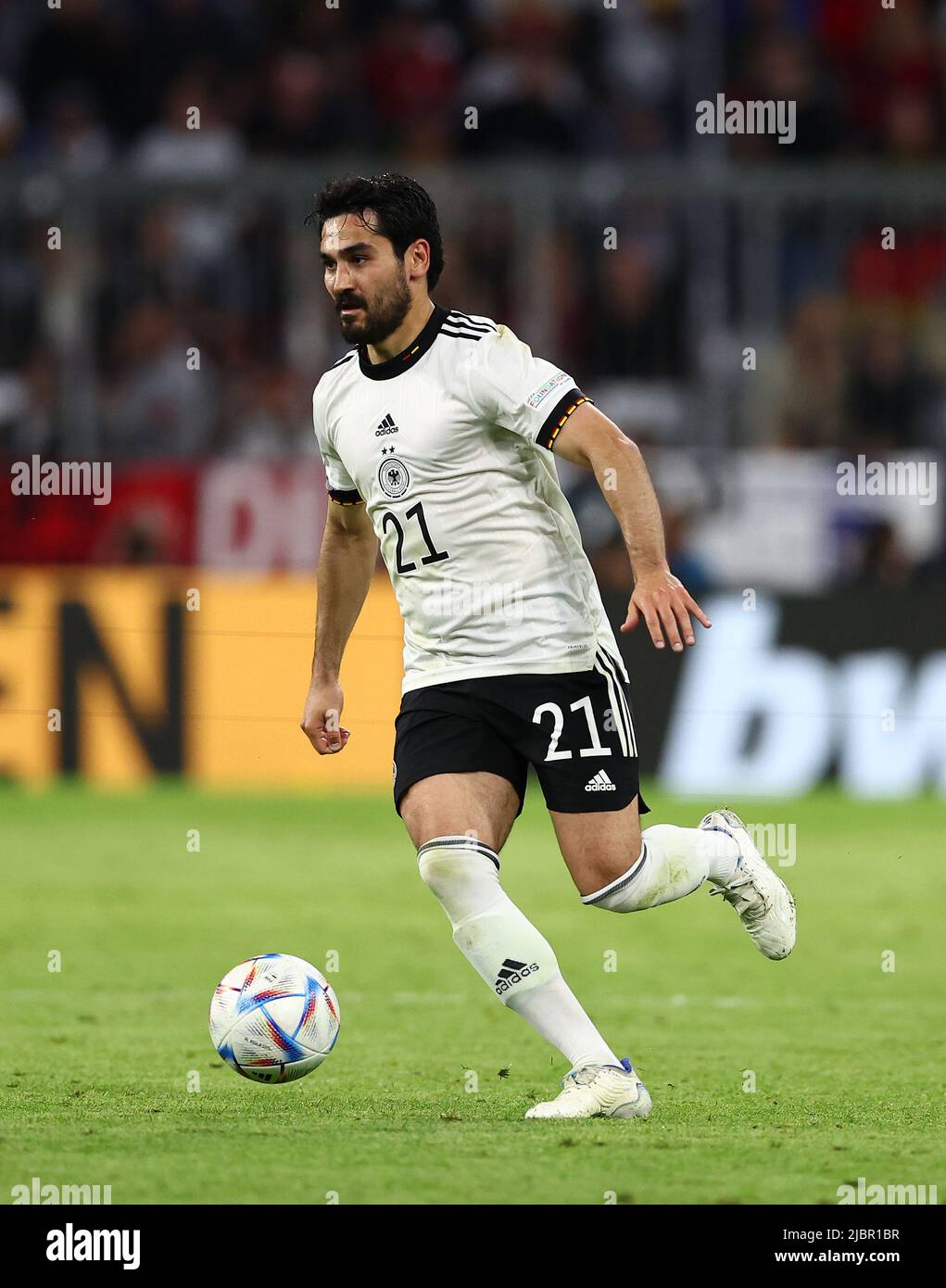Munich, Germany, 7th June 2022. Ilkay Gundogan of Germany during the ...