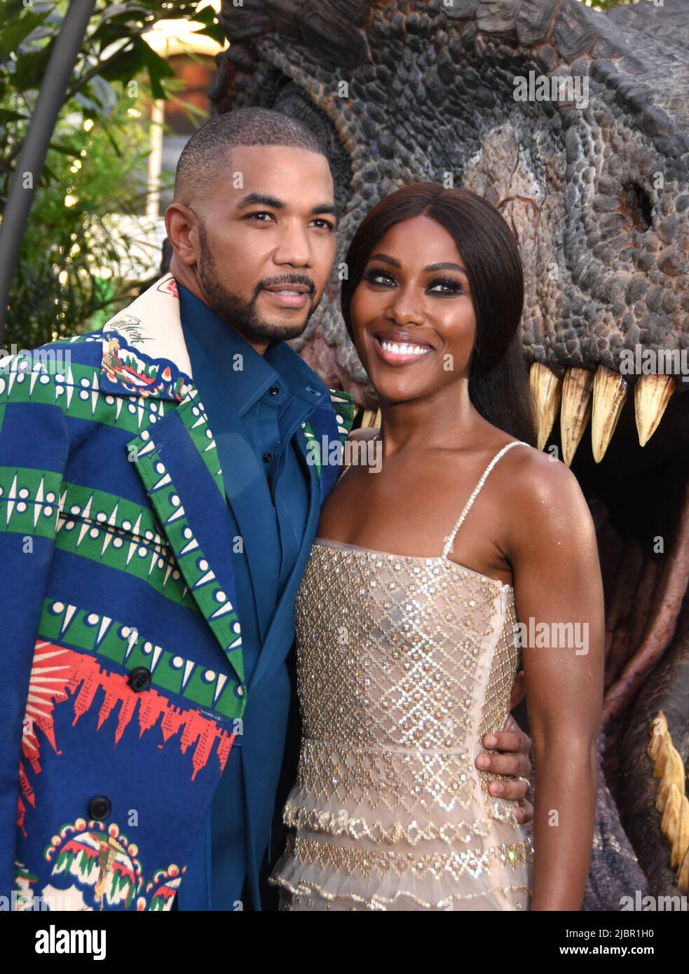 Hollywood, California, USA 6th June 2022 Actor Alano Miller and Actress ...