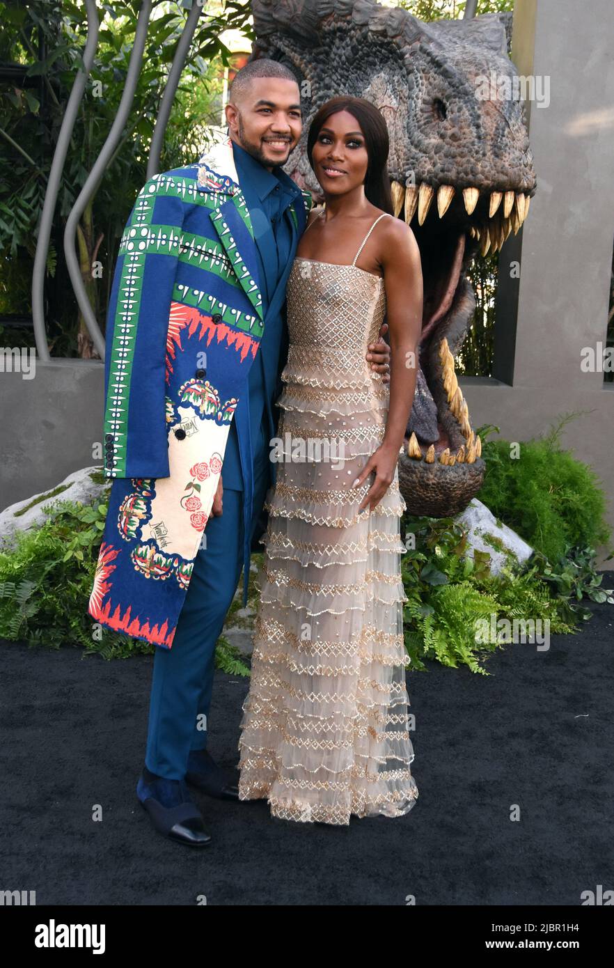 Hollywood, California, USA 6th June 2022 Actor Alano Miller and Actress ...