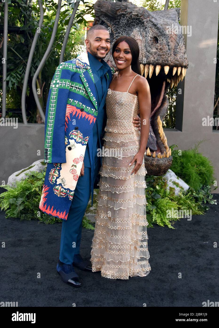 Hollywood, California, USA 6th June 2022 Actor Alano Miller and Actress ...