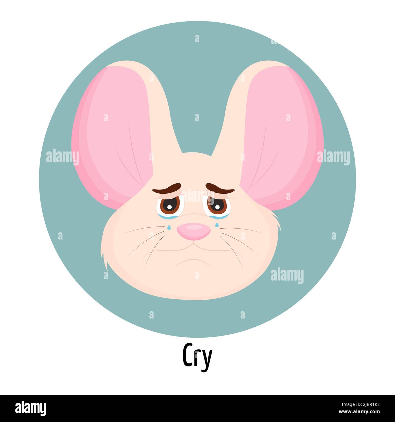 Crying animals Stock Vector Images - Alamy