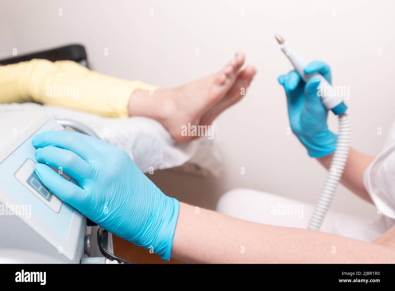 Pedicurist doctor in medical hi-res stock photography and images - Alamy