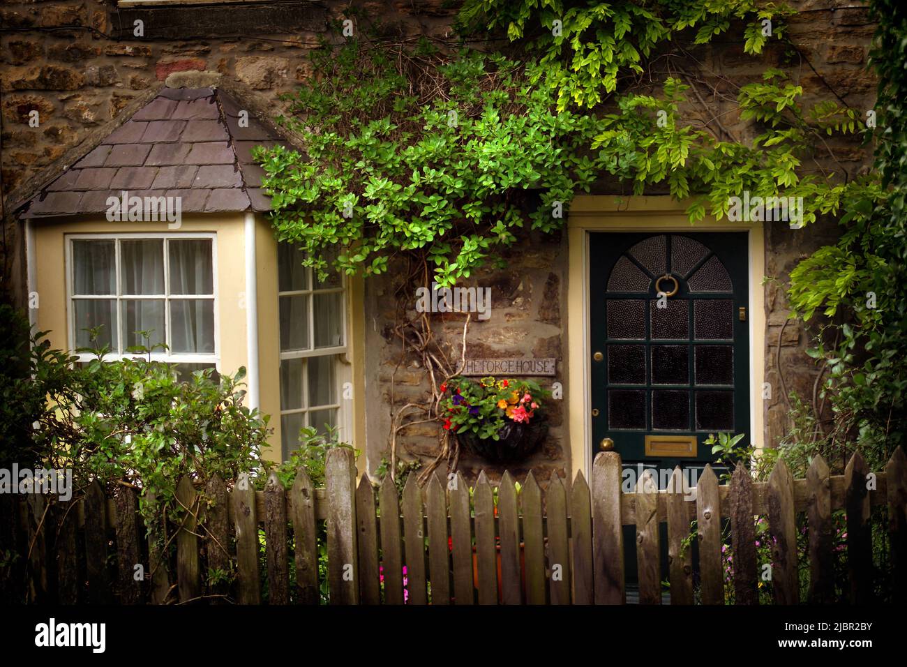 The Forge House cottage, Corbridge, Northumberland Stock Photo - Alamy