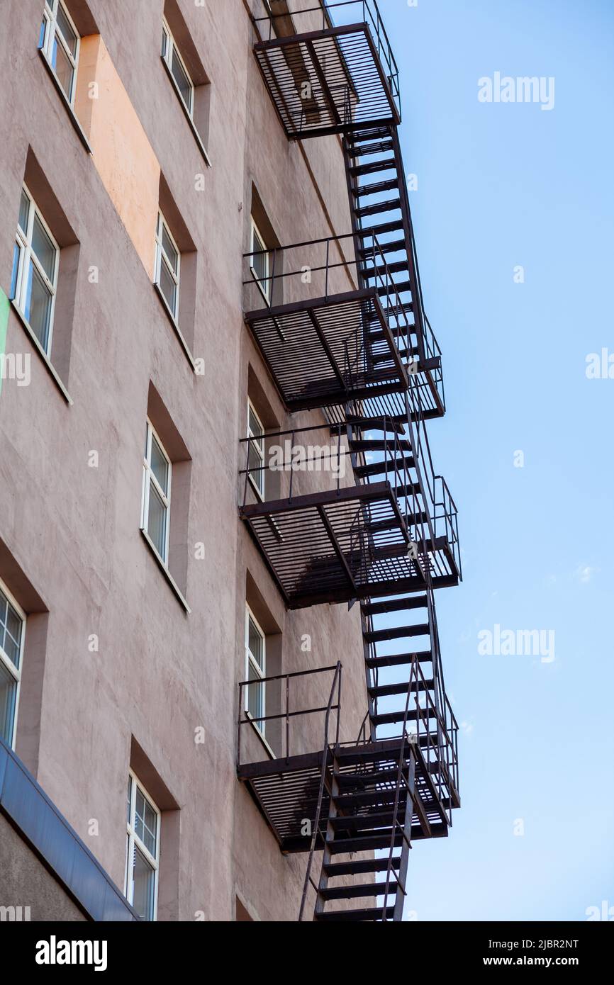 Fire escape ladder stair stairs hi-res stock photography and images - Alamy