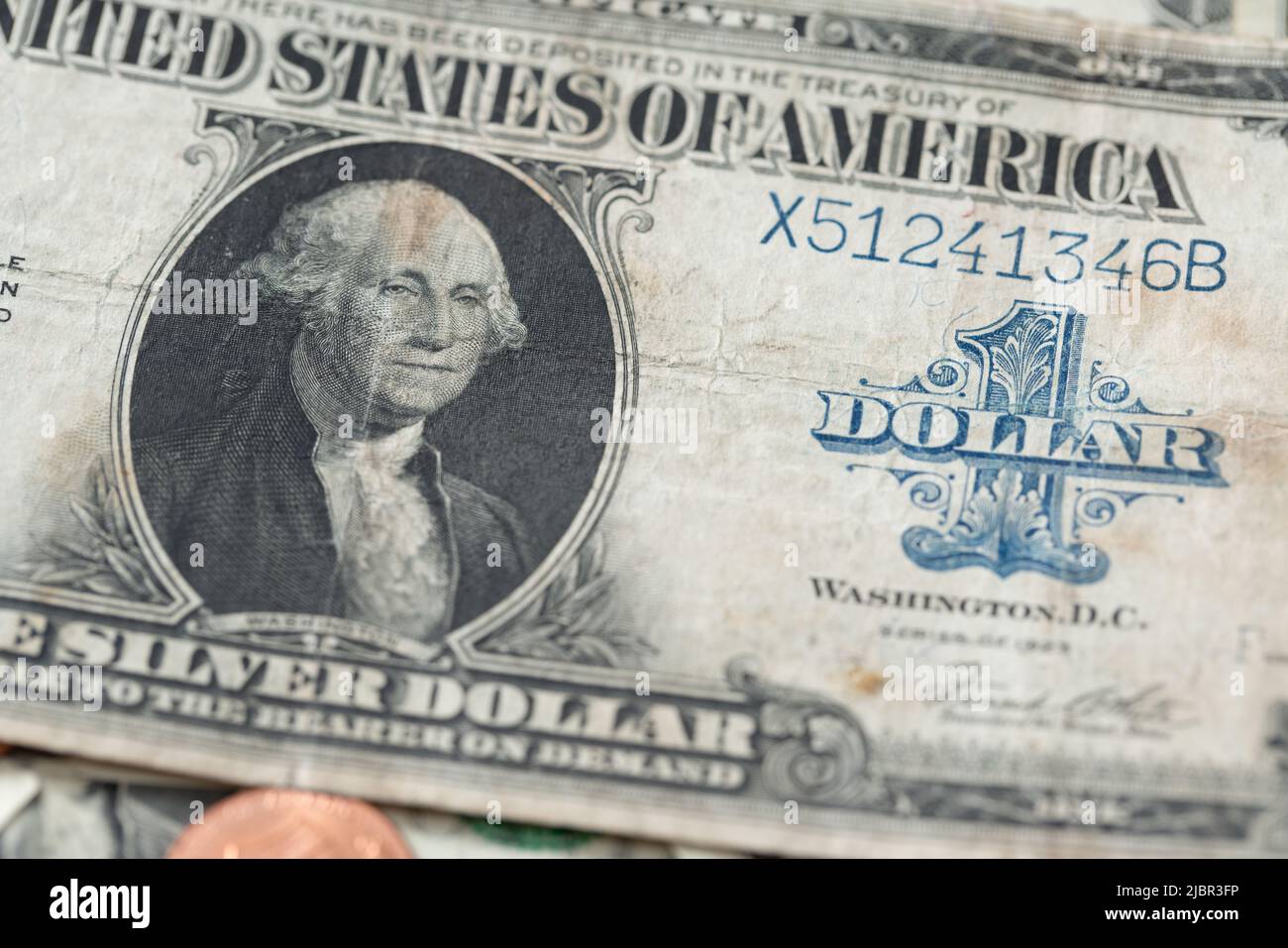 1923 vintage usa banknote hi-res stock photography and images - Alamy