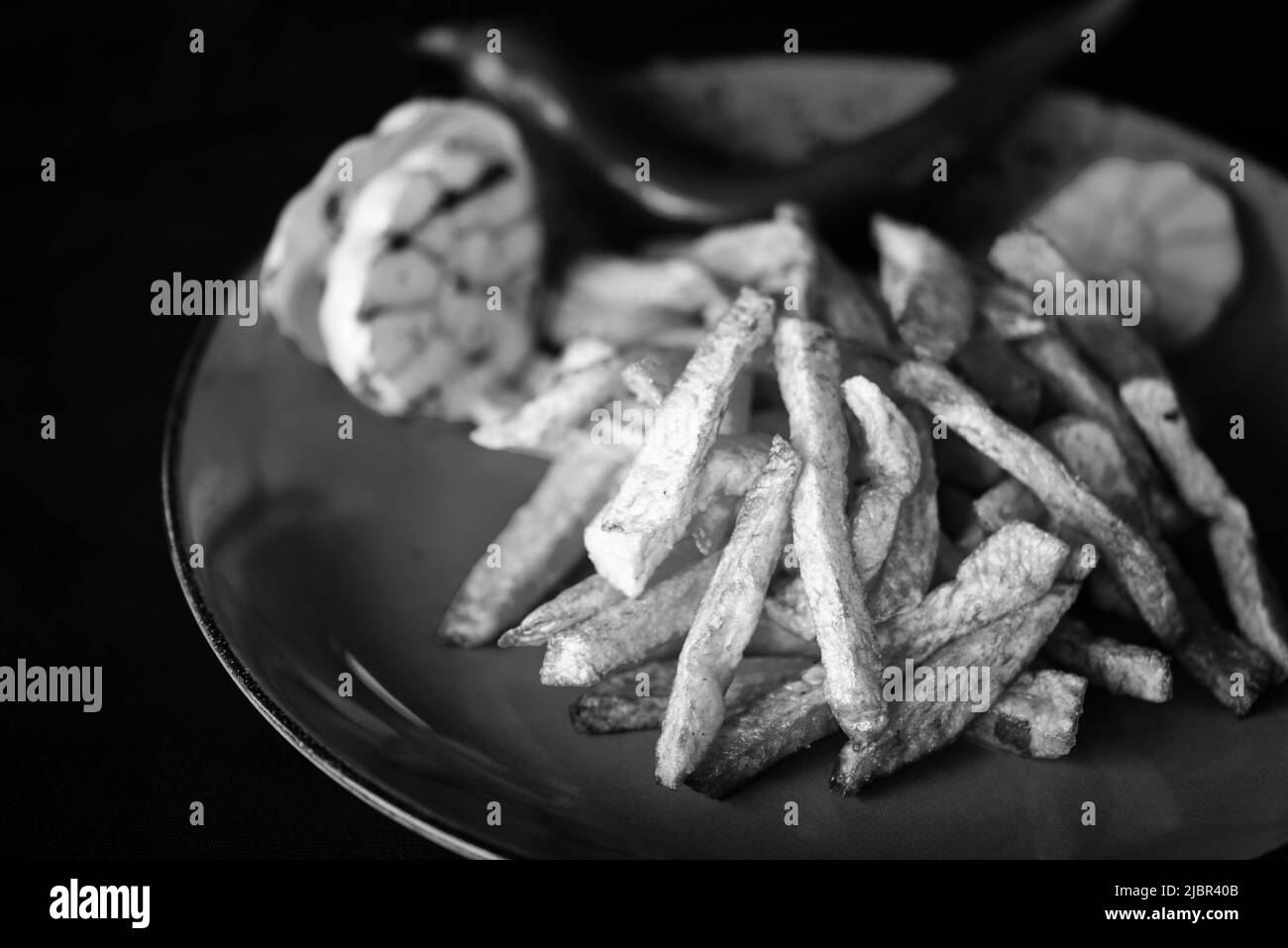 delicious home made french fires Stock Photo - Alamy