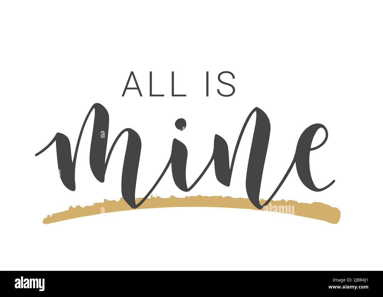 This is mine Stock Vector Images - Alamy