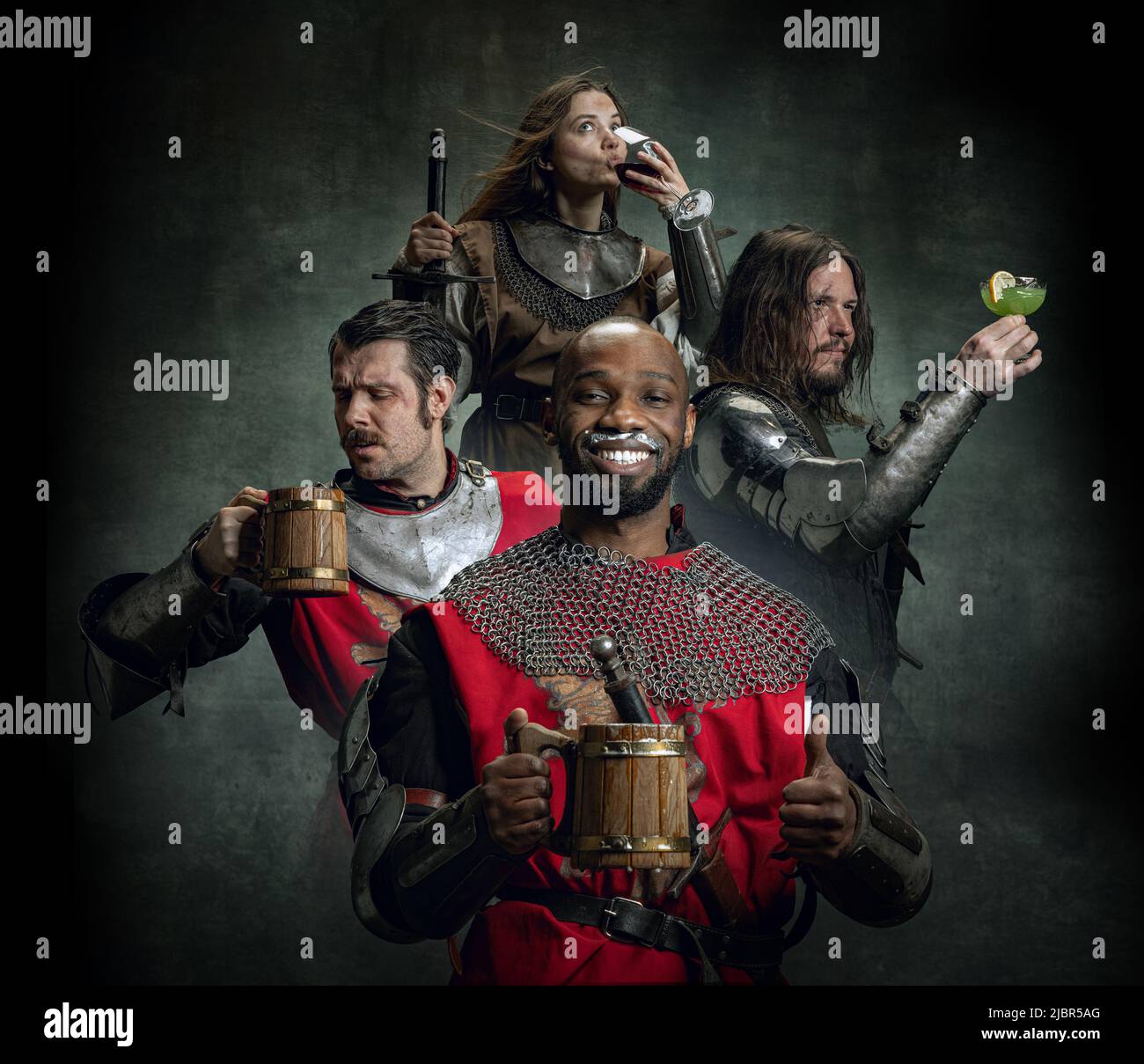 Medieval wounded man hi-res stock photography and images - Alamy